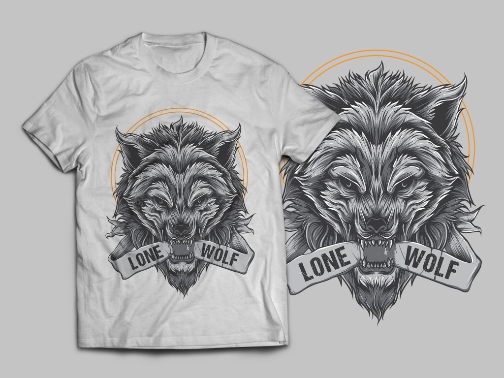 Lone Wolf T-Shirt Design